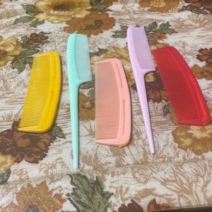 NOS Vintage Comb 70s 80s Unbreakable Plastic Large Pocket | Etsy