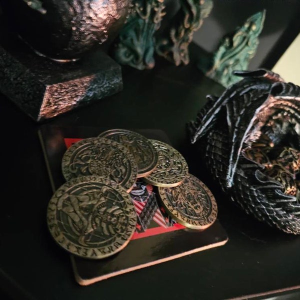 Cthulhu Mythos Comicology Metal Coins Set - Etsy