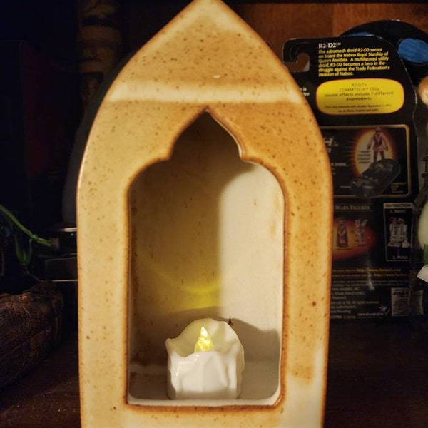 Handmade Medieval Gothic Ceramic Stoneware Shrine Altar Niche Reliquary ...