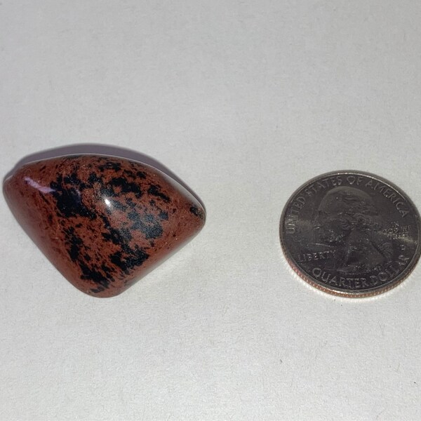Mahogany Obsidian, Red Obsidian, Tumbled Mahogany Obsidian, T-141 - Etsy