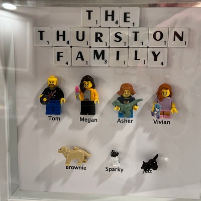 Personalised Family Mini Figure Boxframes - Etsy
