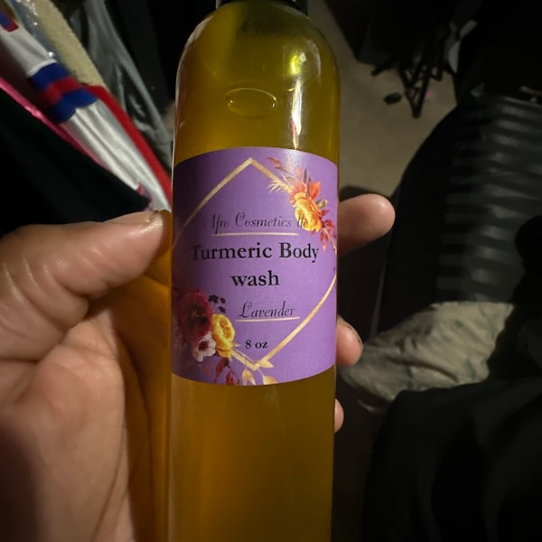 Turmeric Body Wash, Shower Gel, Natural Shampoo, Turmeric Kojic Soap ...