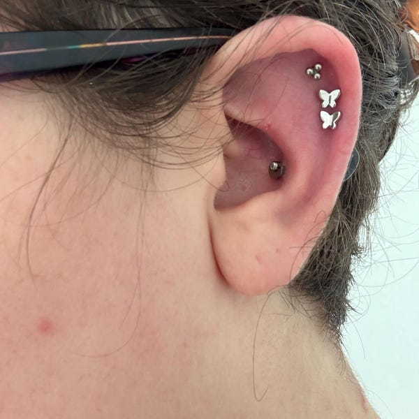 16G Tiny Flat Back Helix Studs/tragus Studs/cartilage Studs/conch Studs ...