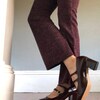 Handmade Burgundy Patent Leather Boots for Women |stylish Women’s ...