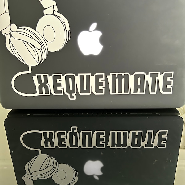 CUSTOMIZED Sticker Decal HEADPHONES, DJ Set Black, for Mac/macbook Pro ...
