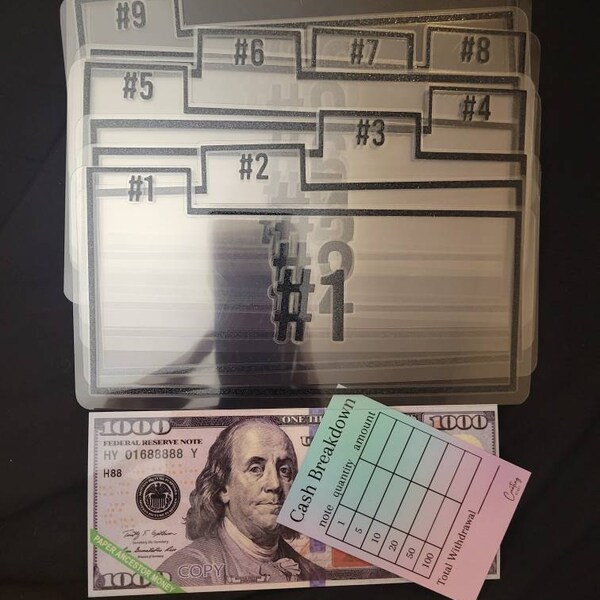 Wallet Dividers With Tabs Colorful Cash Dividers for Wallets Cute Cash ...