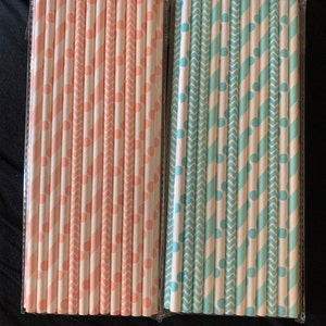 Police Party Supplies, Cop Paper Straws 25 Pack Policeman Themed ...