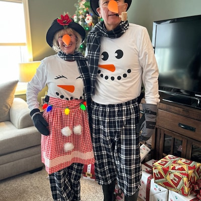 Snowman Pajamas, Snowmen Face Pajamas, Matching Family Pajamas ...