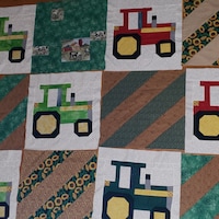 PDF Quilt Block Pattern Tractor Vehicle Quilt Pattern - Etsy Canada
