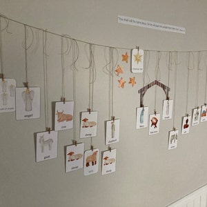 Fall Leaves Identification Montessori 3 Part Cards, Preschool Flash ...