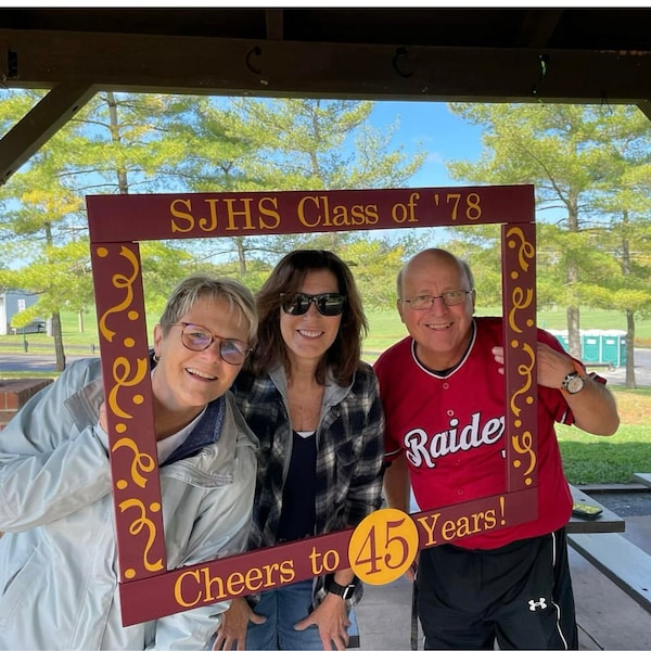 Reunion Photobooth Frame With Logo, High School Class Reunion Photo ...