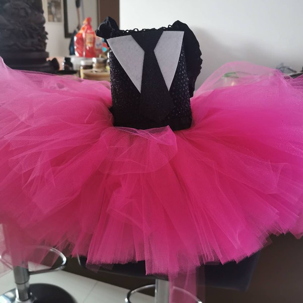 Tuxedo Tutu Dress, Tuxedo Tutu, Boss Baby Tutu, Formal Tutu Dress, Boss ...