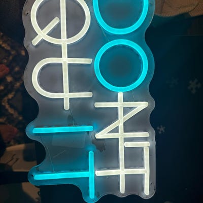 Talk Thirty to Me Neon Sign, 30th Birthday Decorations, Neon Sign ...