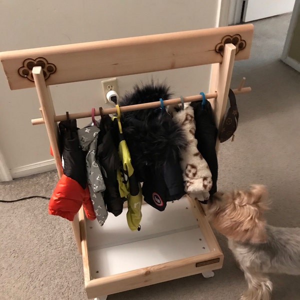 Wardrobe, Dog Wardrobe, Dog Clothing Rack, Pet Wardrobe, Personalized ...