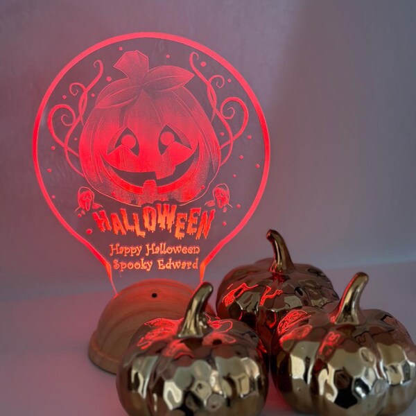 Photo Engraved 3D LED Lamp - Custom Photo Night Light, Personalized ...