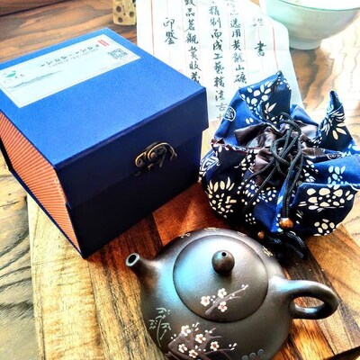 Yixing Purple Clay zisha Teapot jinxiu Shanhe Xishi 锦绣山河西施 - Etsy