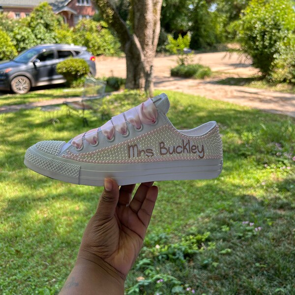 Bridal Party Trainers / Shoes / Converse Iron on Vinyl Transfers ...