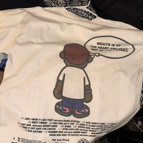 Pharrell in My Mind Mind All Over Print Album Tee Red/white - Etsy
