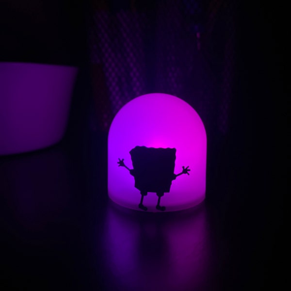 Color Changing Mini Spongebob Night Light Fish Extender Gifts / Cruise ...