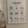 Therapy Poster, Calming Strategies Print, Therapy Office Decor, Calming ...