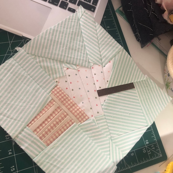 Snowman FPP Quilt Block Pdf Pattern in 2 Sizes - Etsy