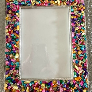 Diamonds & Stone Mix Picture Frame - Etsy