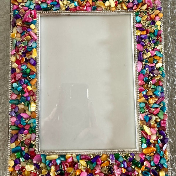 Diamonds & Stone Mix Picture Frame - Etsy