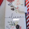 Personalised Initials Custom Wallet Leather Phone Case Floral Fresh ...