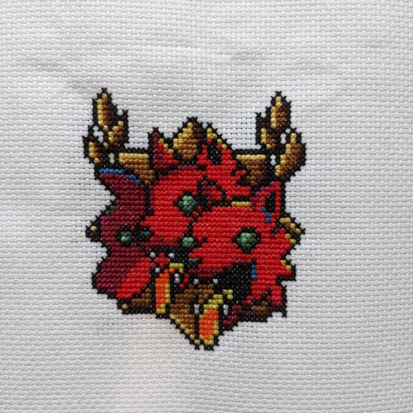 Hades Cross Stitch Pattern - Cerberus, Guardian of the Gates of the ...