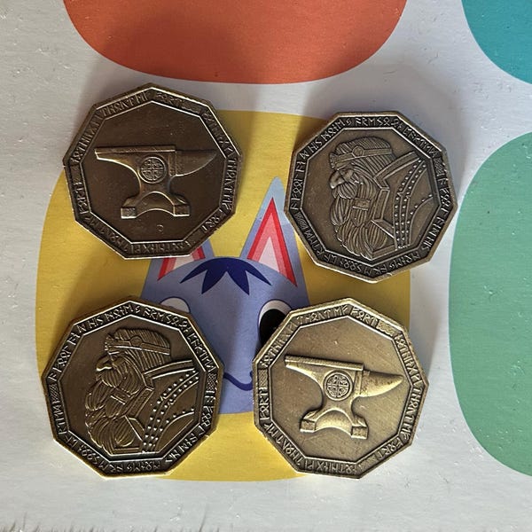 Fantasy Coins - Dwarven Gold - Etsy