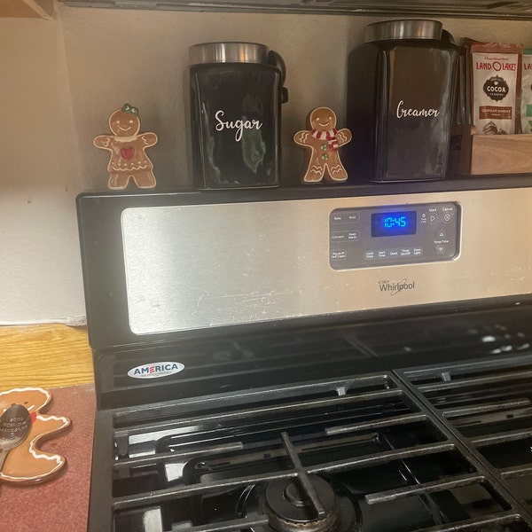 Coffee Creamer Jar Label / Kitchen Creamer Jar Vinyl Decal, Kitchen Jar ...