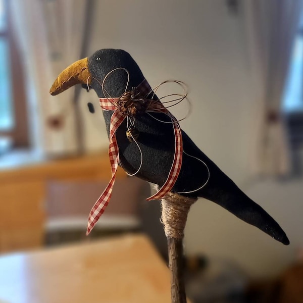 DIGITAL FILE Primitive Crows on Sticks, Crock Fillers, Pokes Printable ...