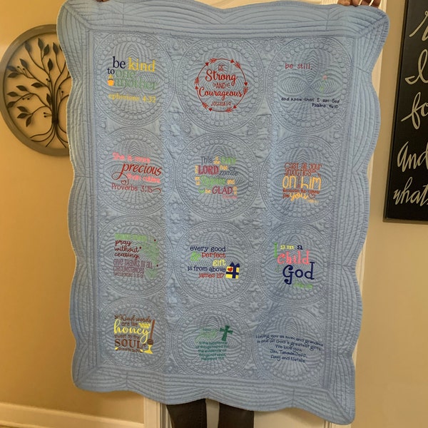 Lap Size Prayer Blanket - Etsy
