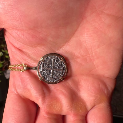 Atocha Silver and 14kt Gold Bezel Shipwreck Treasure - Etsy