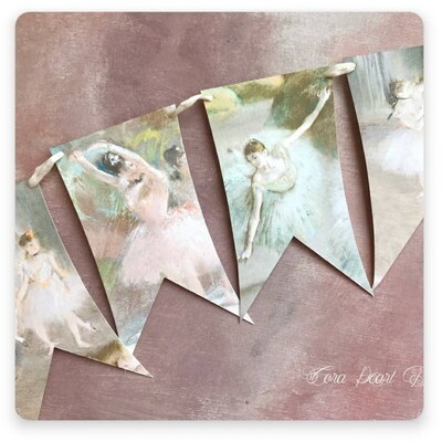 Marie Antoinette Glitter Bunting Marie Party Decor Marie - Etsy