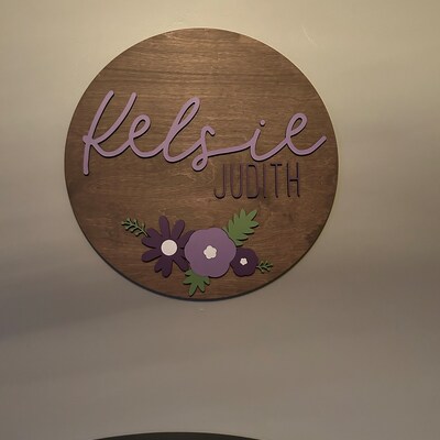 Cheetah Nursery Name Sign, Girl Nursery Decor, Baby Gift, 3D Name Sign ...