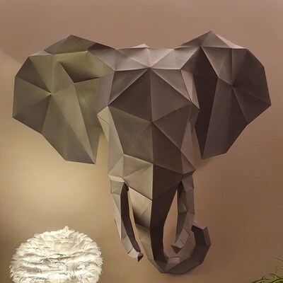 Hand Low Poly Pdf 3D Papercraft Template, Low Poly DIY Paper Sculpture ...