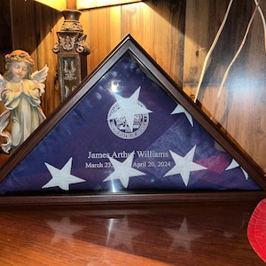 Capitol Flag and Certificate Display Fits 3' X 5' Flags realistic ...