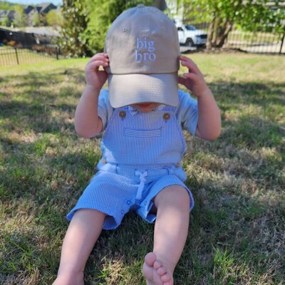 Big Bro, Big Sister Hat, Big Brother Baseball Caps, Classic Dad Hat ...