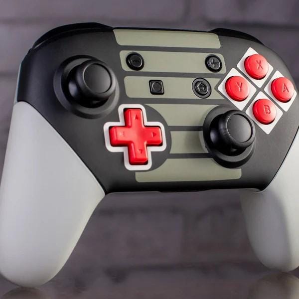 Nintendo Switch Pro Controller Mod Gamecube Retro Style Customized ...