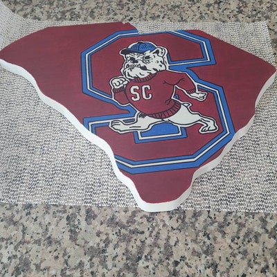 LSU Hand Painted Wooden Sign, Cut Into the Shape of Louisiana. - Etsy