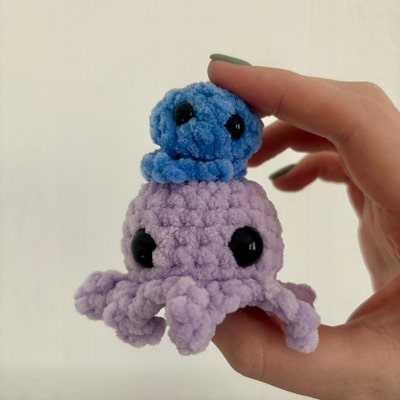 10-minute Baby Octopus Amigurumi Crochet Pattern Free Valentine's Day ...