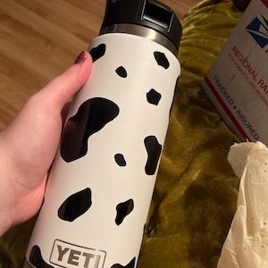 Cow Print Yeti Rambler - Etsy
