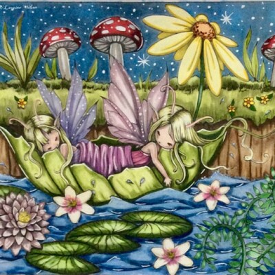 Printable Digital Download Whimsical Wonders A Grayscale Coloring Book ...