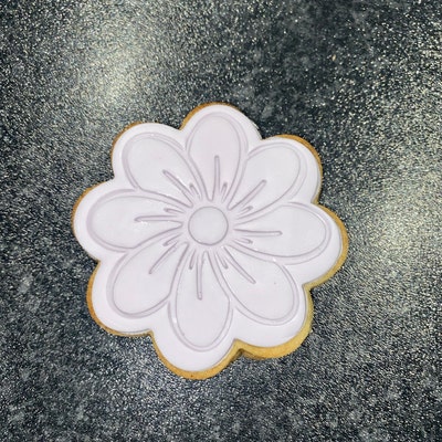 Flower Cookie Cutter Stamp - Etsy