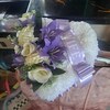 LGBT PRIDE FLAG Rainbow Funeral Memorial Tribute Artificial Flowers ...