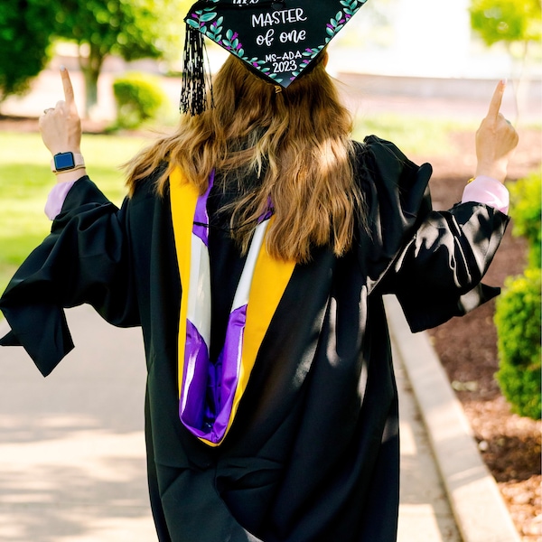 Grad Cap Topper Graduation Gift Tassel Custom Grad Quote Grad Cap ...