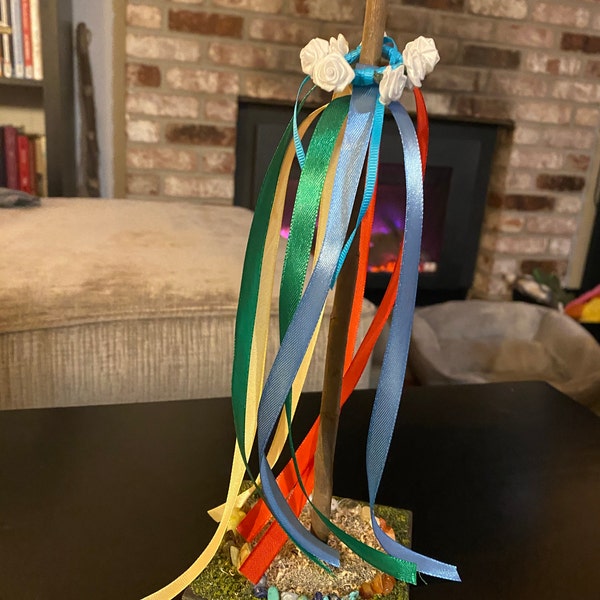 Custom Maypole May Pole, Beltaine Beltane May Day Altar Decor, Wedding ...