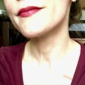 Bordeaux Lipstick. Dark Red Lipstick. Maroon Lipstick. Vegan Lipstick ...