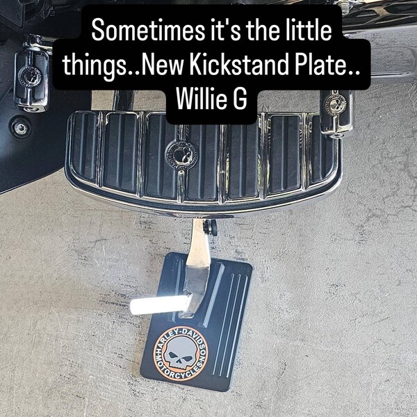 Harley Davidson Willie G Kickstand Plate/puck Redesign 3rd Generation ...